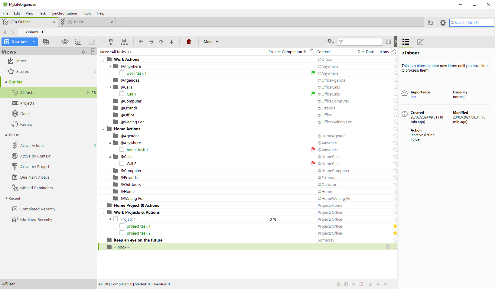 Getting Things Done® (GTD) - Beginners Actions