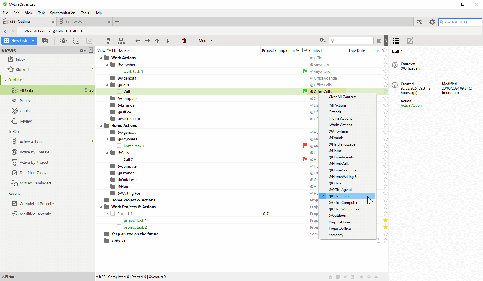 Getting Things Done® (GTD) - Beginners Actions